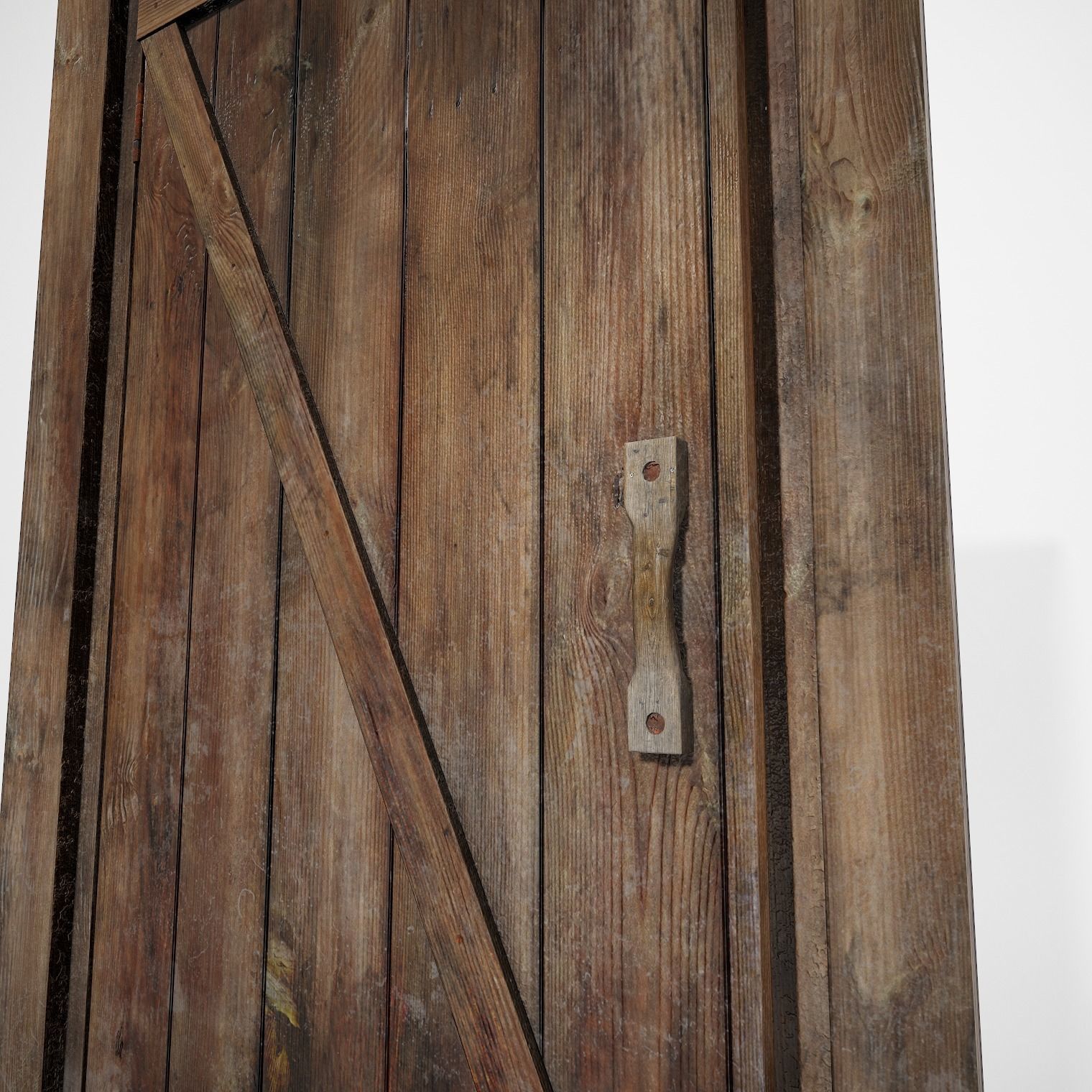 Door Two variants of textures free VR / AR / low-poly 3D model | CGTrader