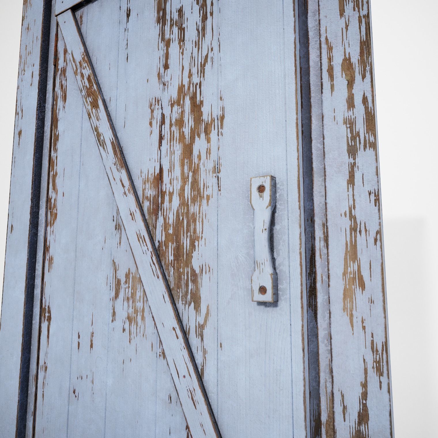 Door Two variants of textures free VR / AR / low-poly 3D model | CGTrader