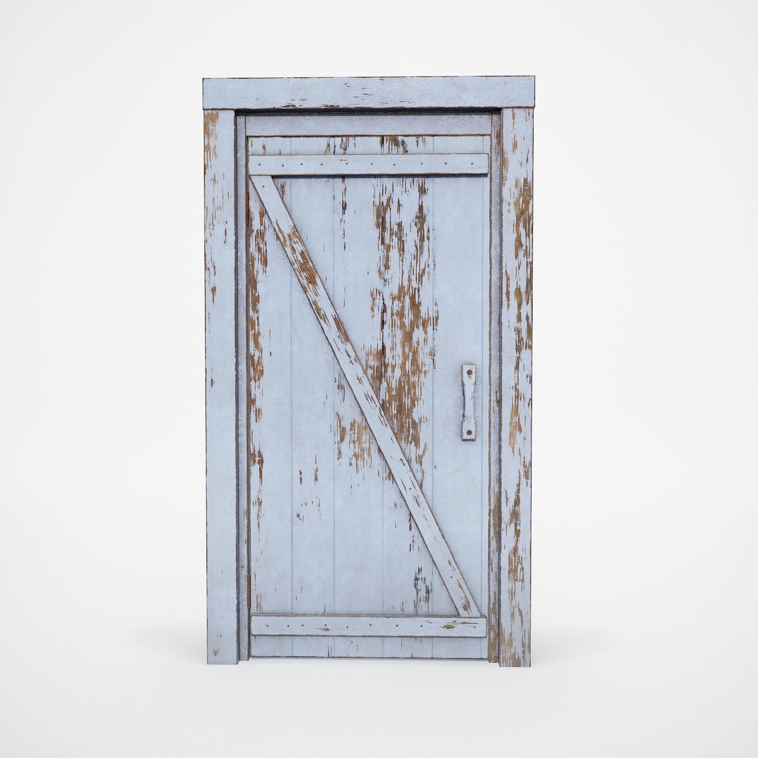 Door Two variants of textures free VR / AR / low-poly 3D model | CGTrader