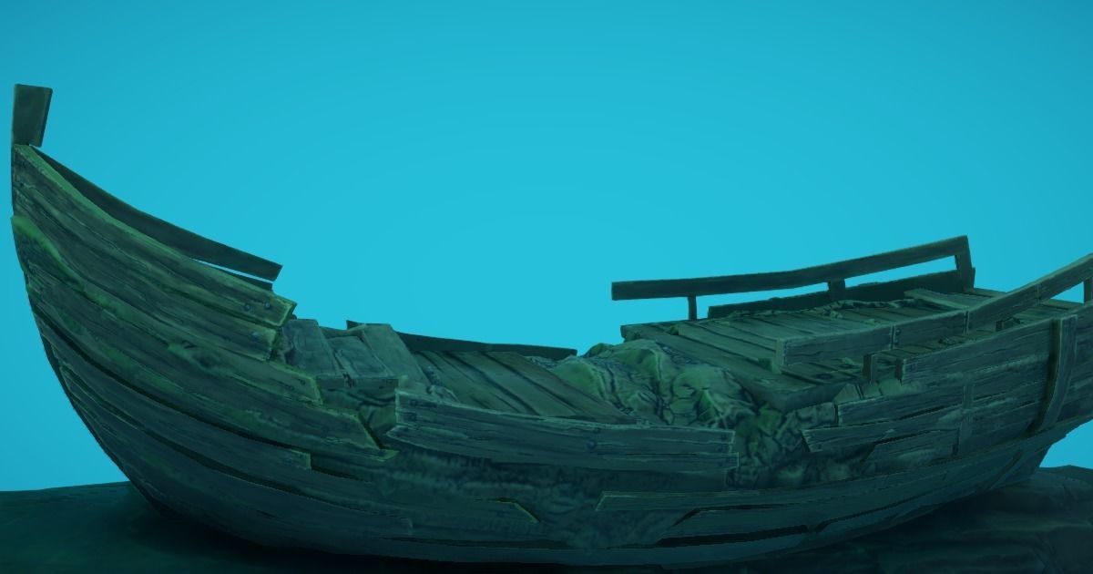 3D model Galleon Shipwreck VR / AR / low-poly | CGTrader