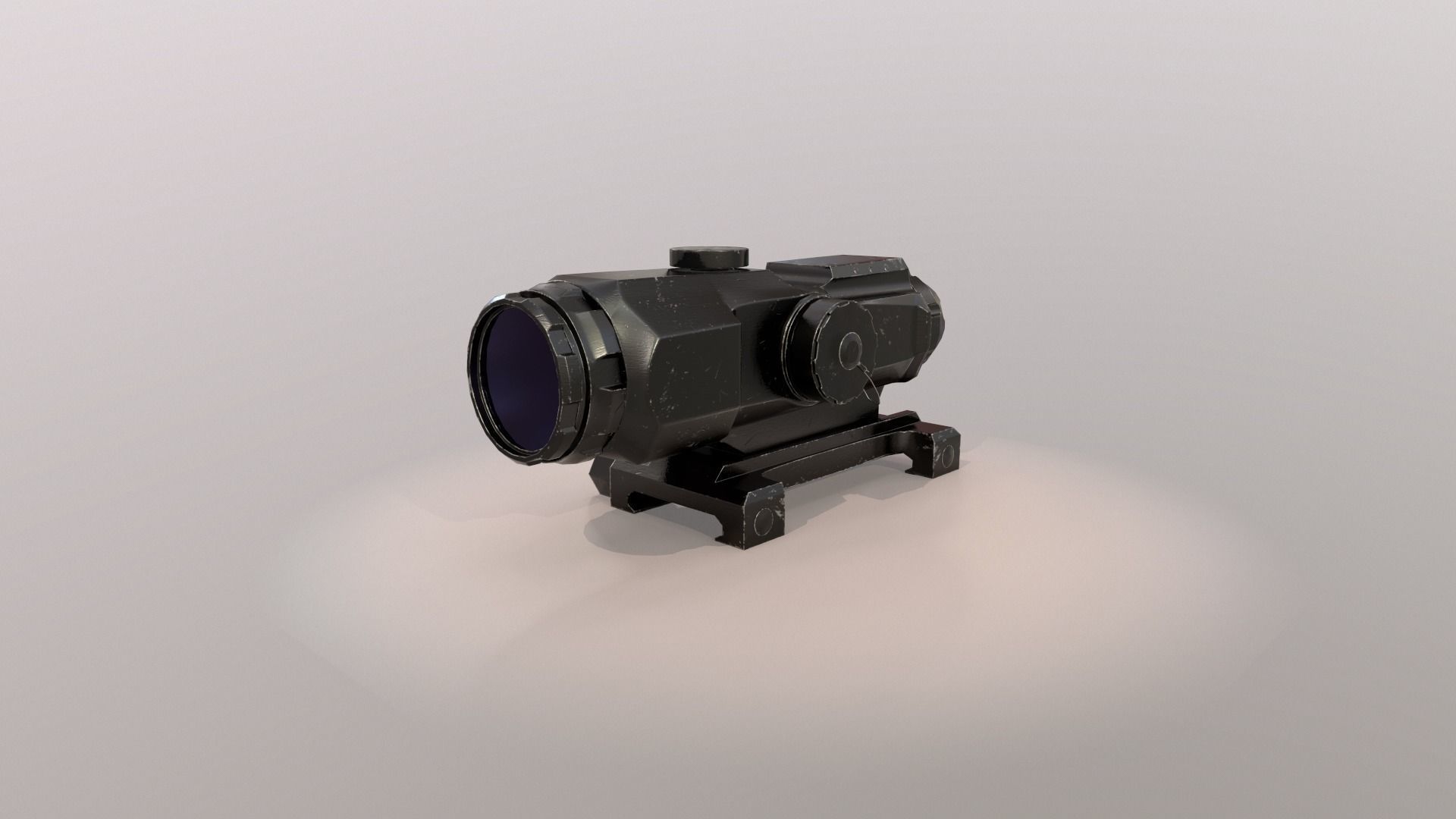 3D model Leupold Mark4 Hamr Scope VR / AR / low-poly | CGTrader