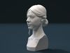 Girl Head I 3D model 3D printable | CGTrader