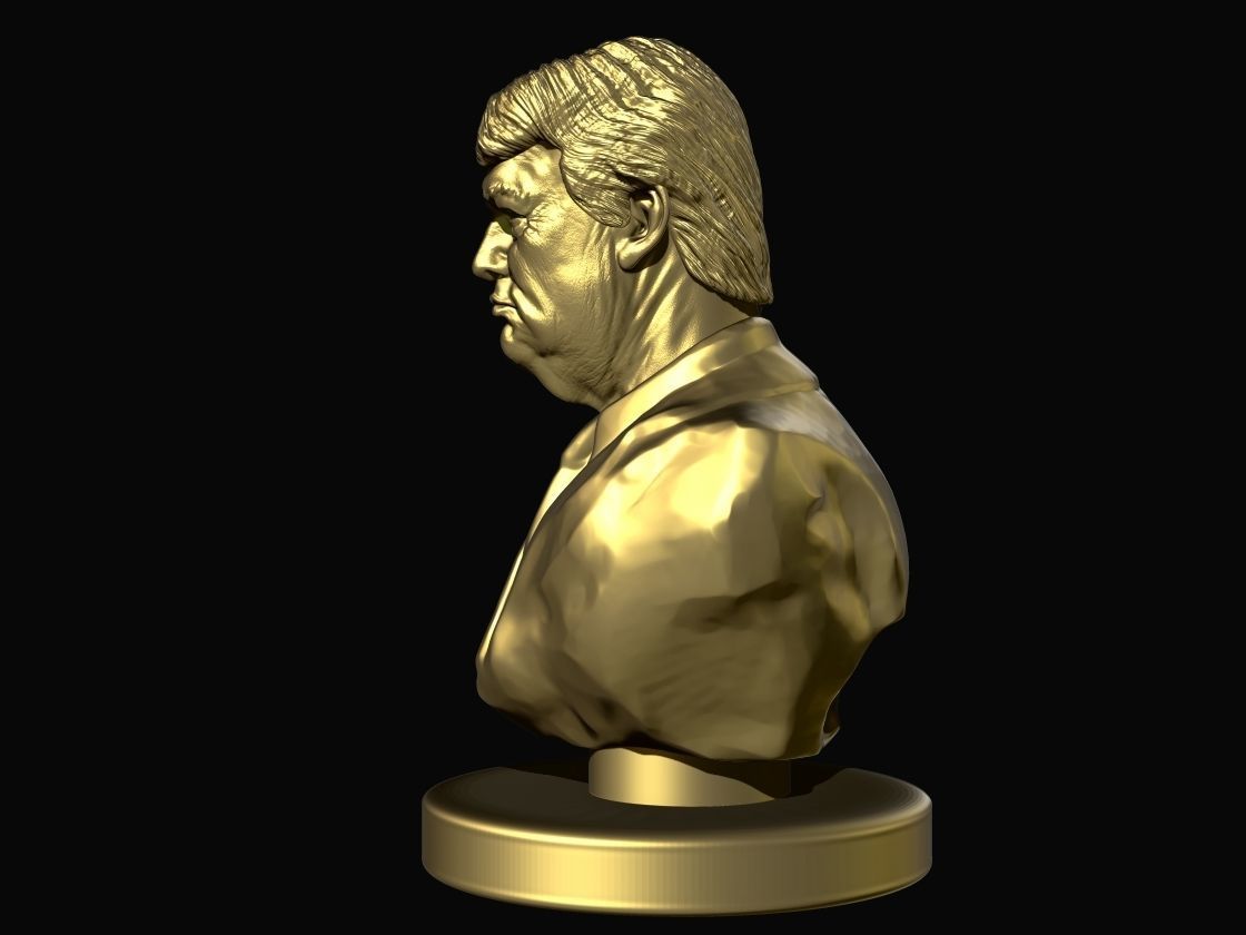 Donald Trump 3D model 3D printable | CGTrader