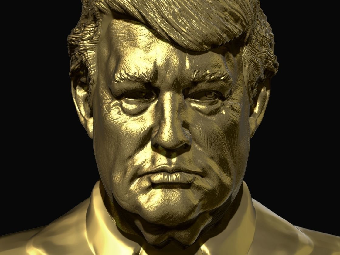 Donald Trump 3D model 3D printable | CGTrader