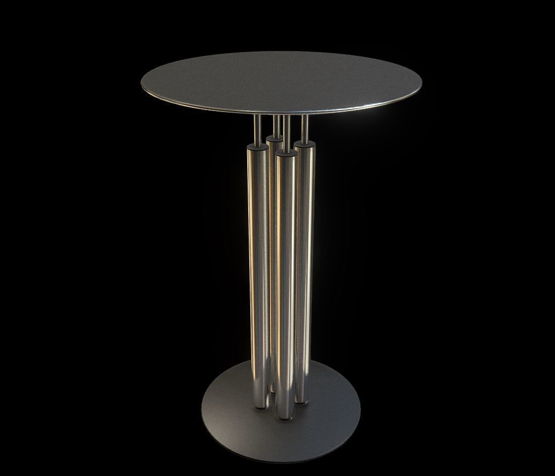 Chair-Table-Bistro Stand-up Table 3D model | CGTrader