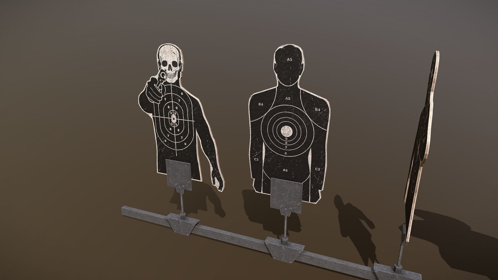 3D model Shooting Targets Pack VR / AR / low-poly | CGTrader