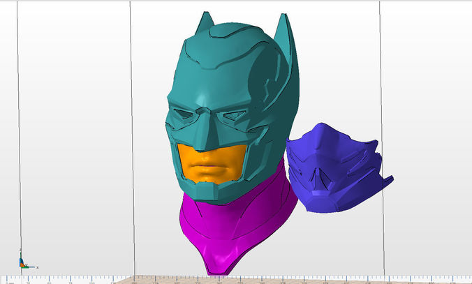 Batman Injustice 2 - Insurgent mask 3D model 3D printable | CGTrader