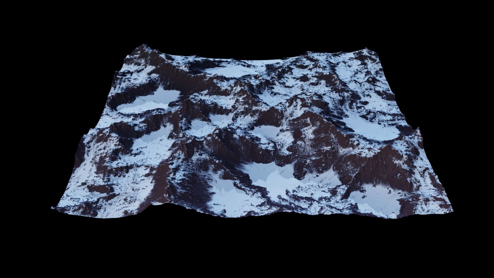 Snow Mountain 8K Heightmap Pack 1 Texture | CGTrader