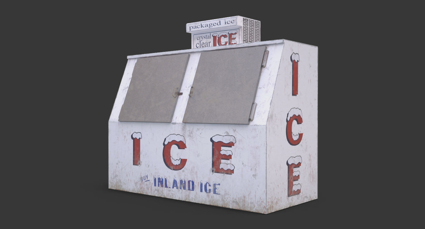 3D model Ice Merchandiser VR / AR / low-poly | CGTrader