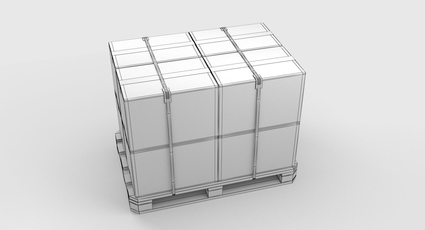 Pallet Boxes 3D model | CGTrader