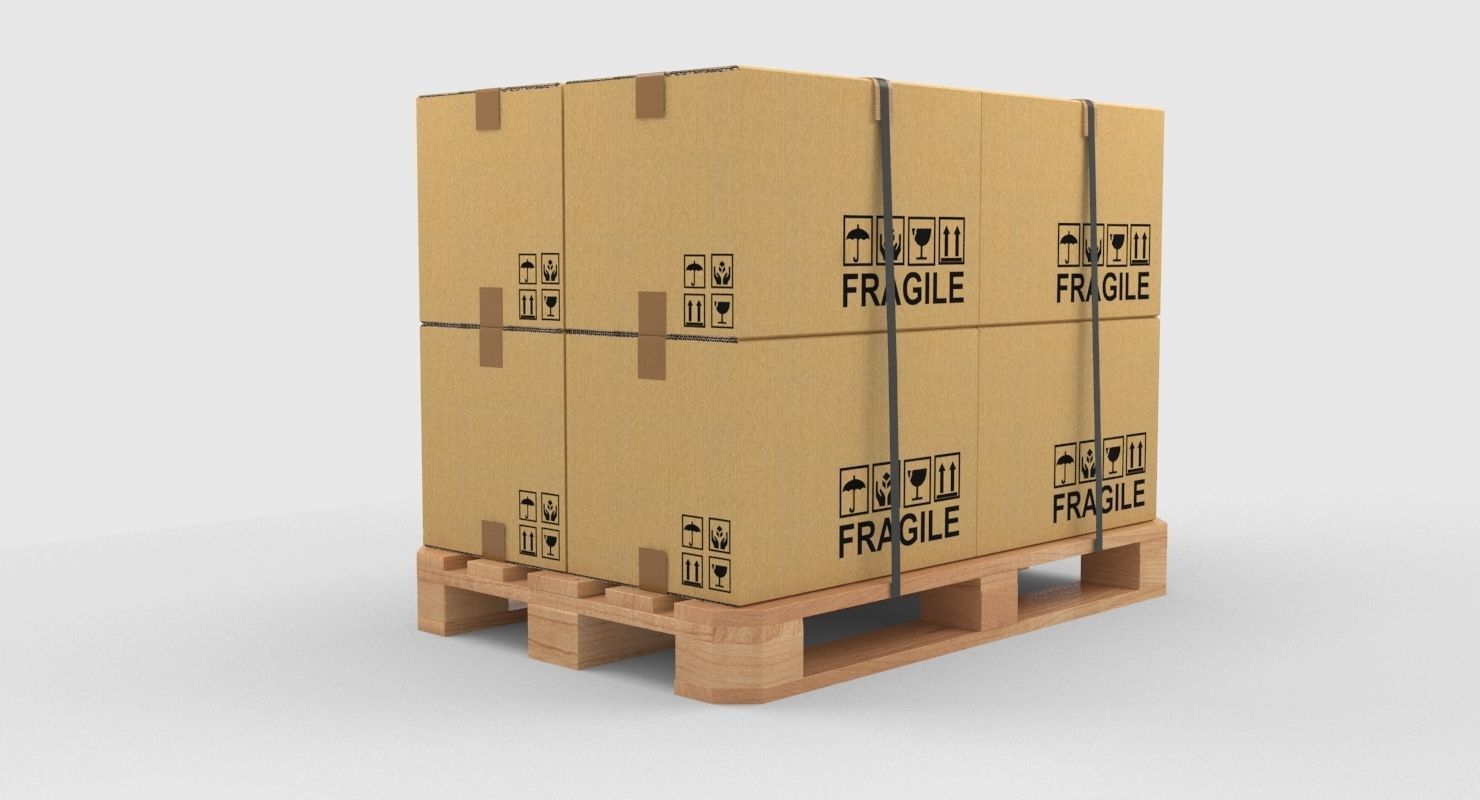 Pallet Boxes 3D model | CGTrader