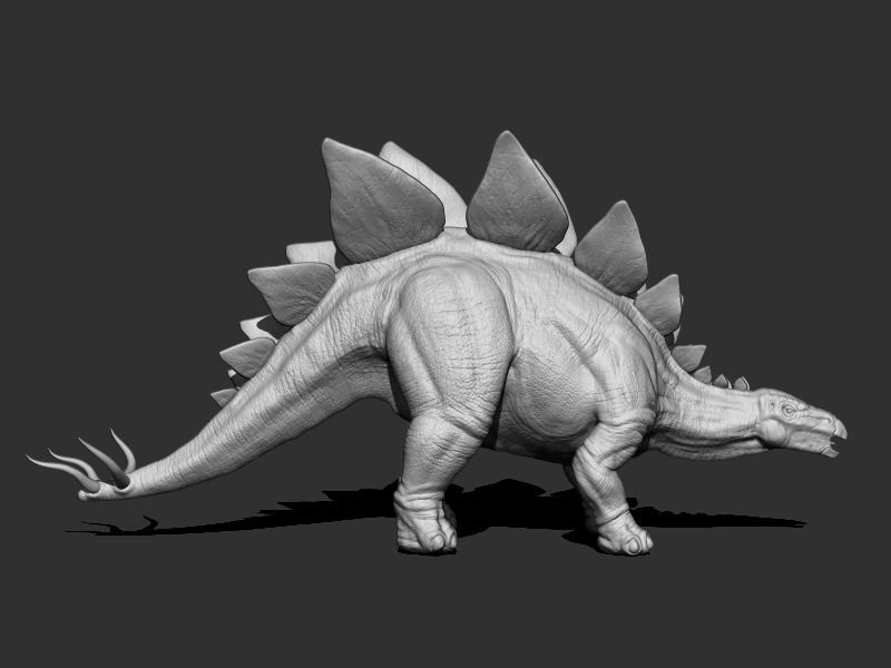 3D model 3D Stego dinosaur VR / AR / low-poly | CGTrader