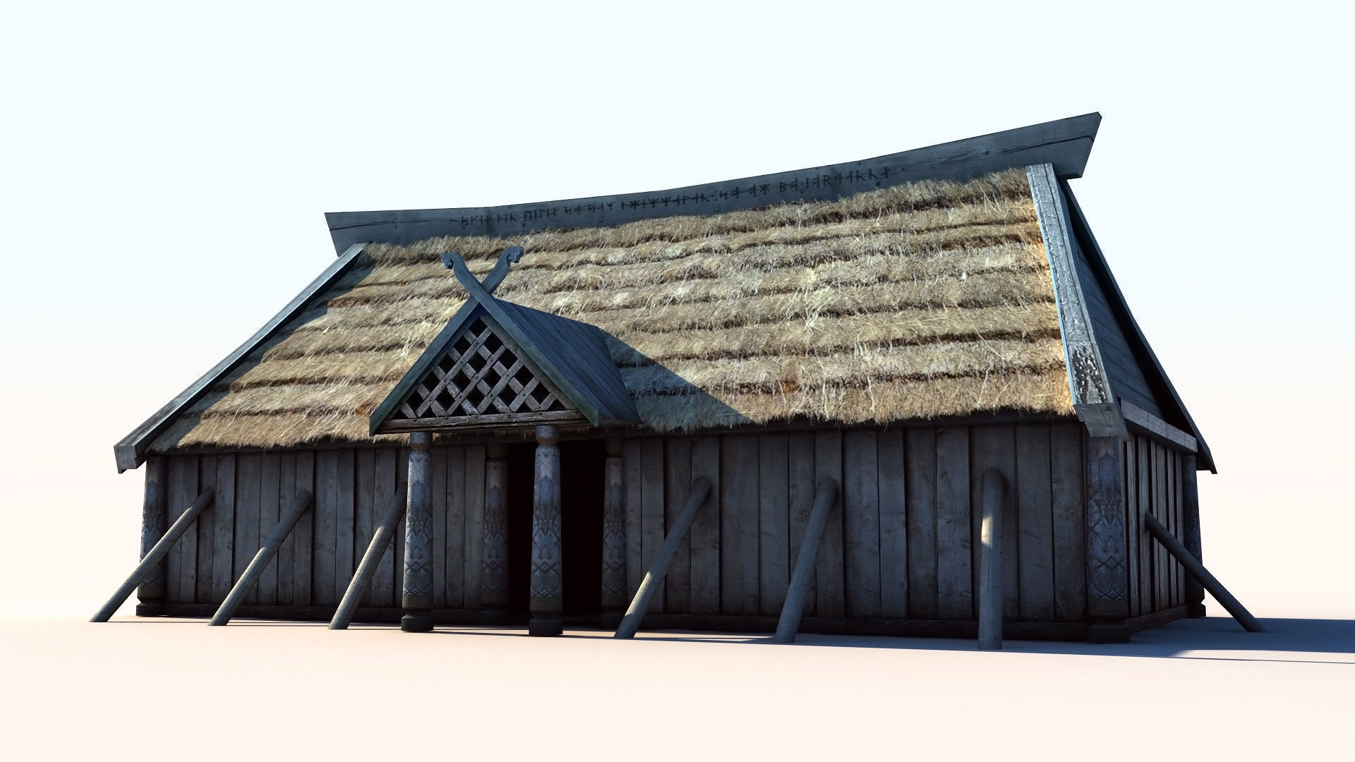 Viking Houses Collection VR / AR / low-poly | CGTrader