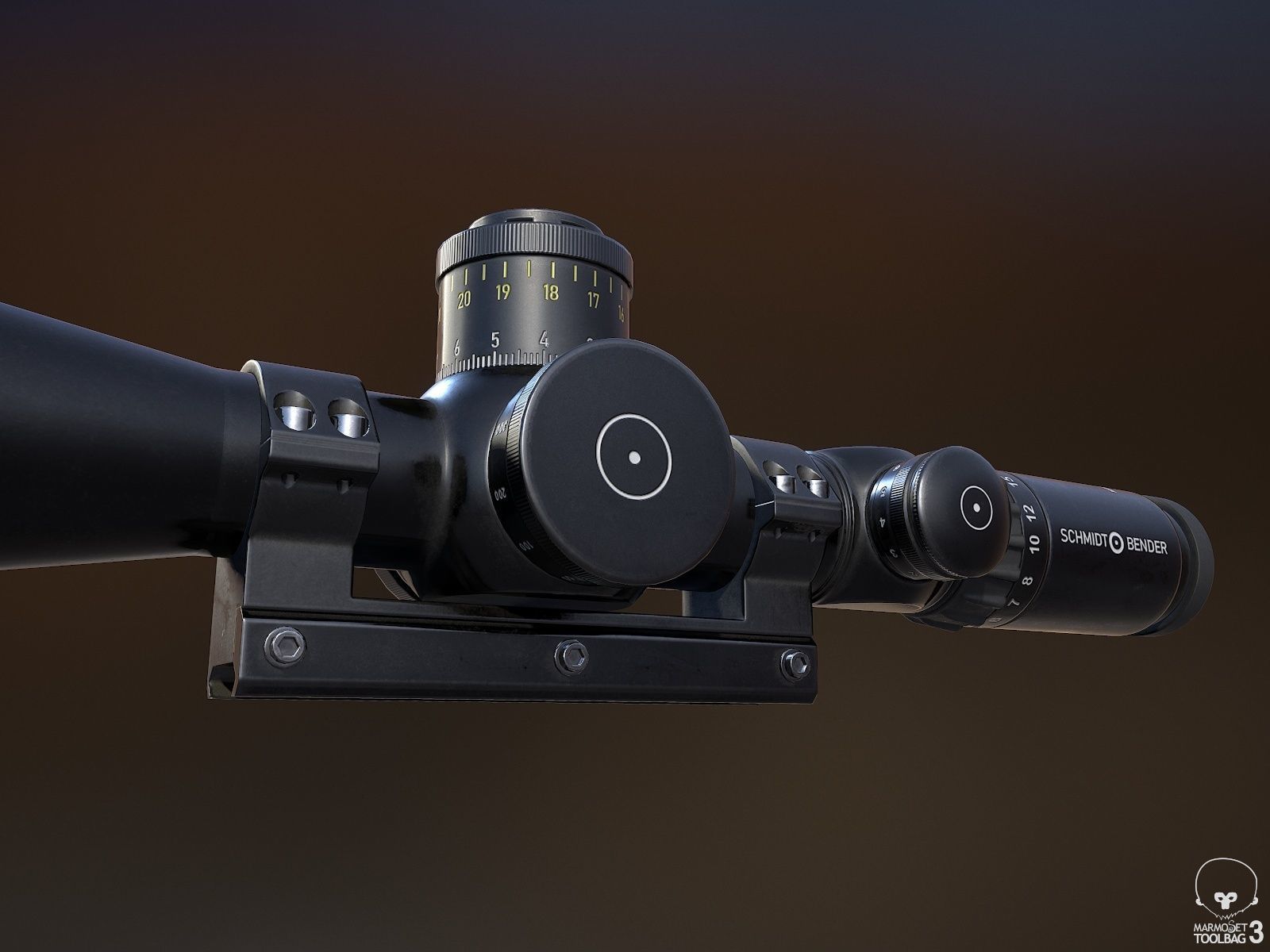 3D model Sniper Scope VR / AR / low-poly | CGTrader