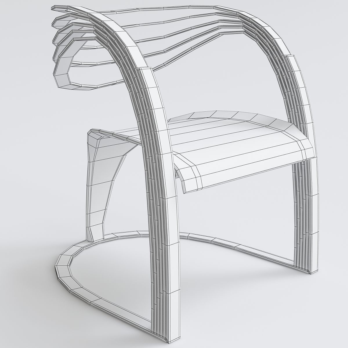 3D model hi-tech modern style chair 3d model VR / AR / low-poly | CGTrader