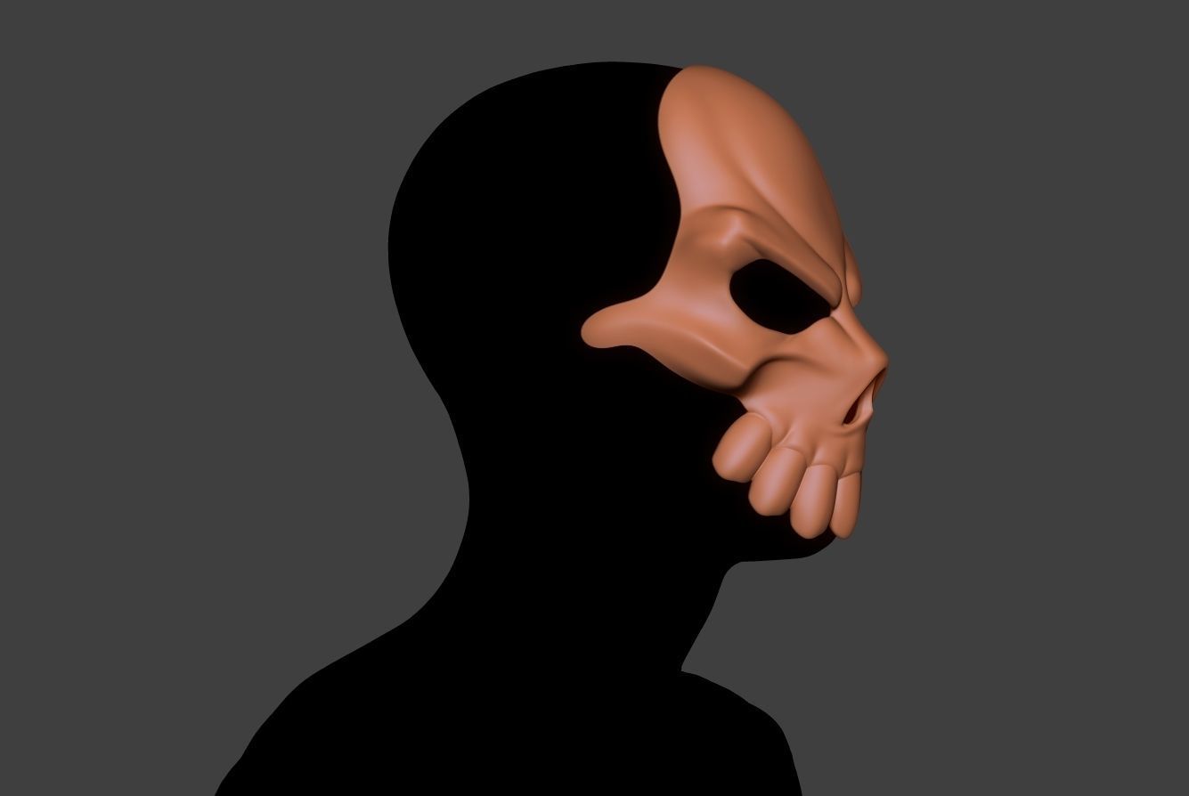 Skull Mask 3D model 3D printable | CGTrader