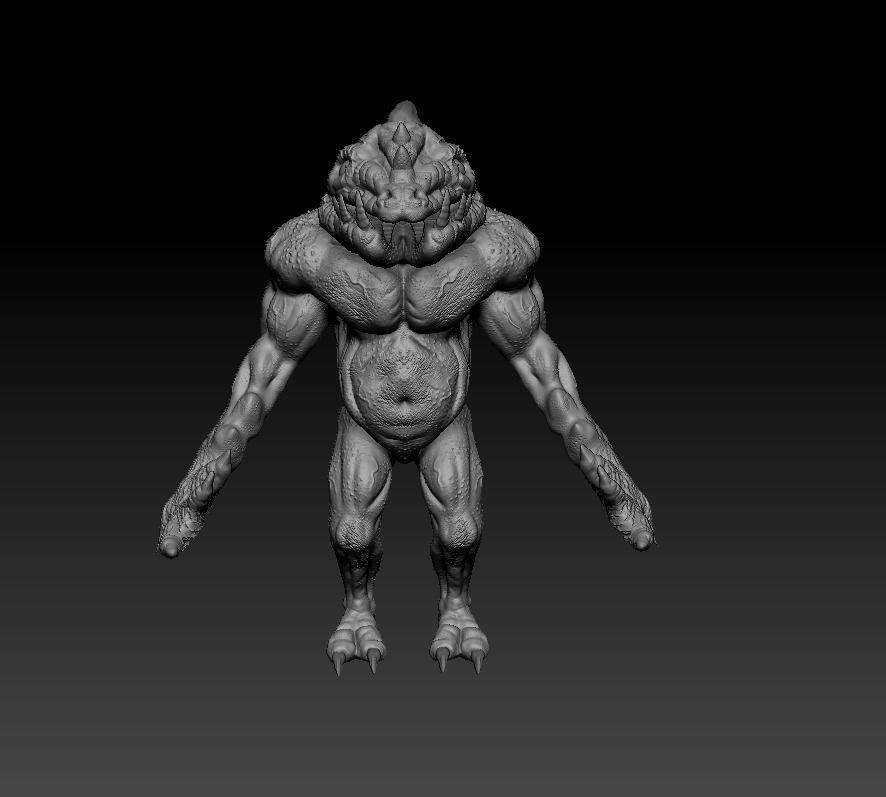 Creature Monster X free 3D model | CGTrader