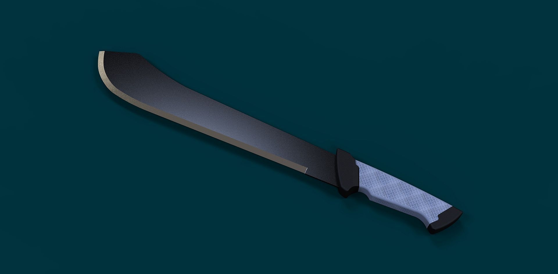 Machete knife free 3D model | CGTrader