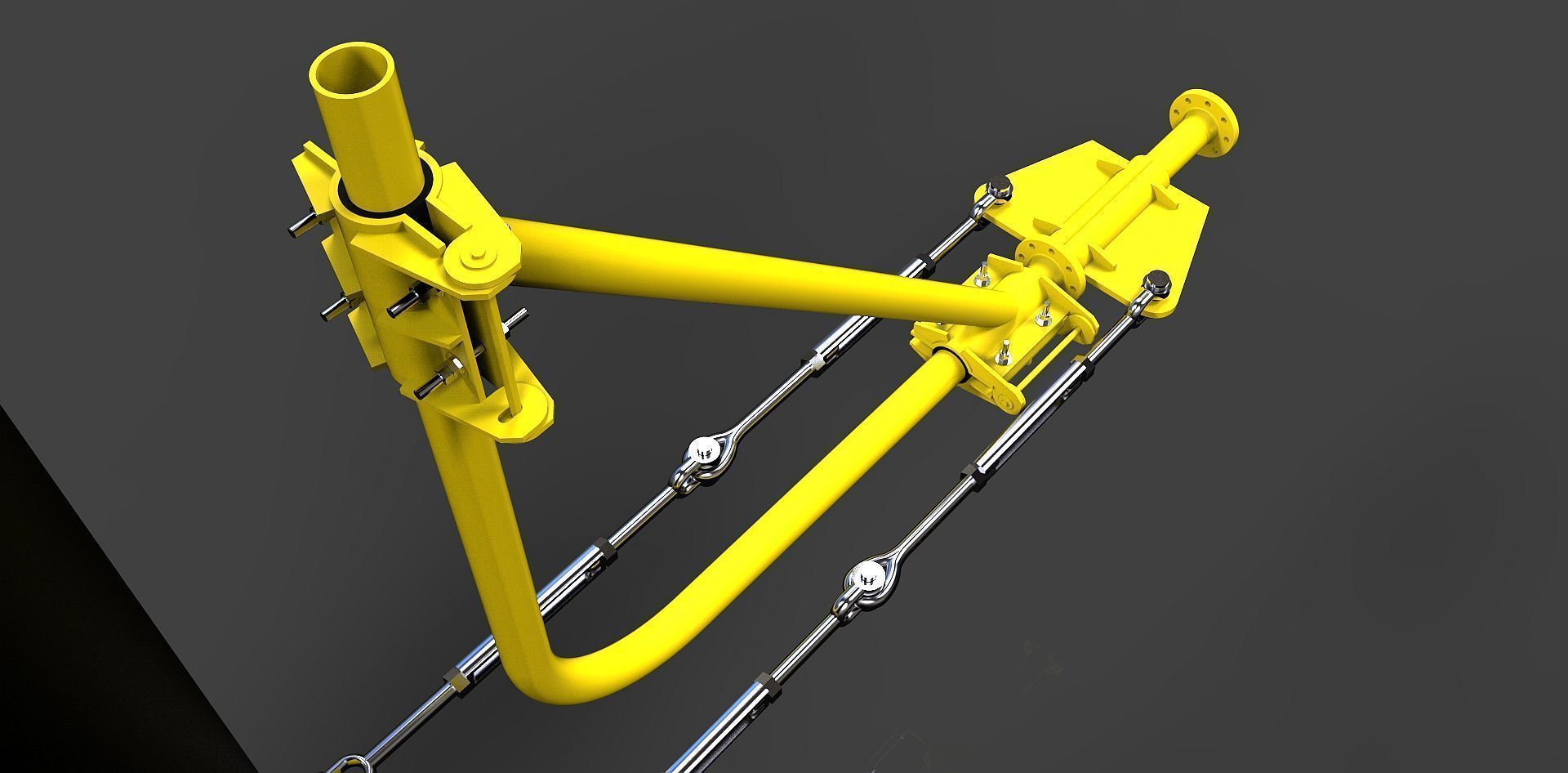 Riser clamp at mudslide free 3D model | CGTrader
