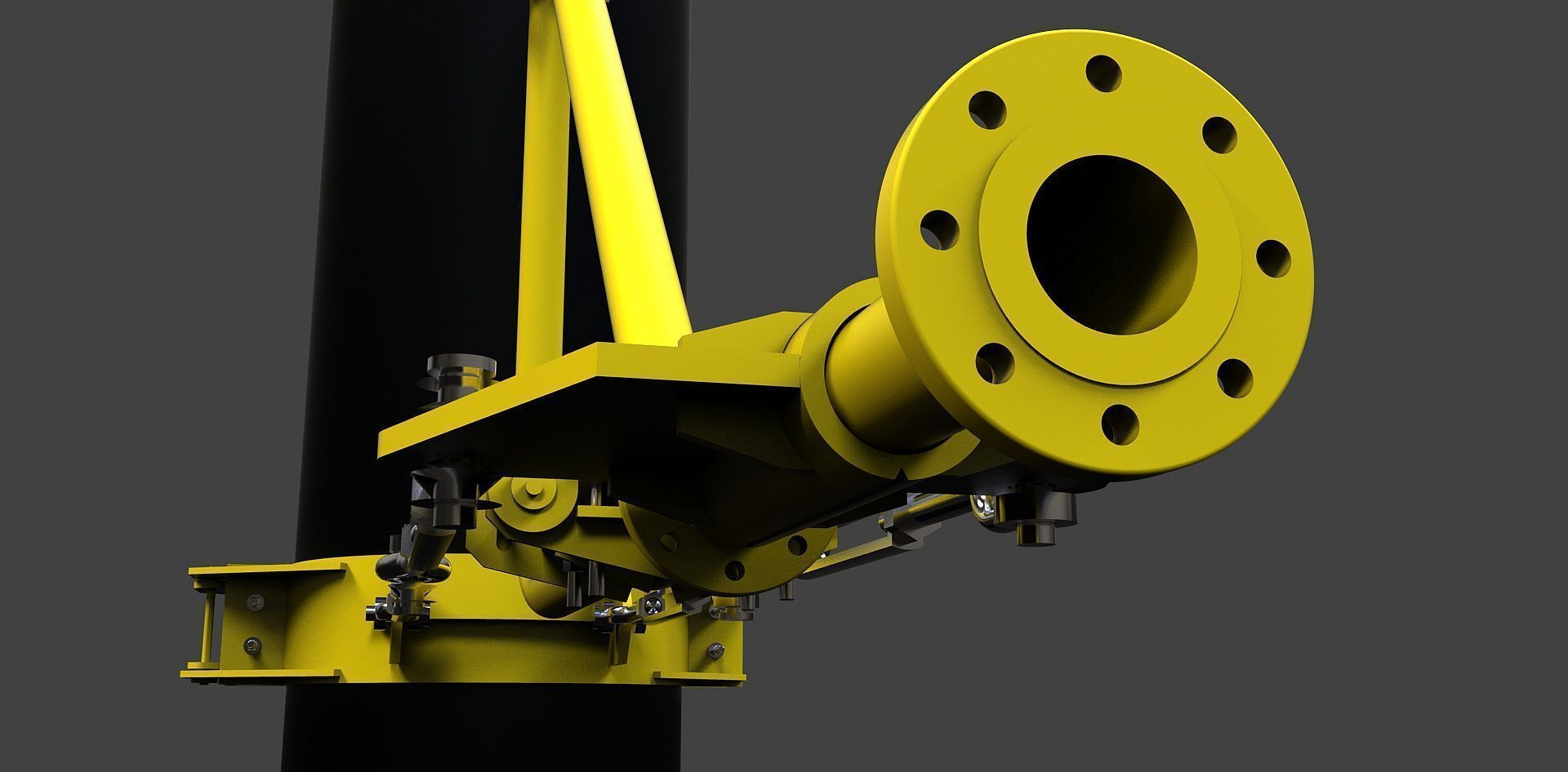 Riser clamp at mudslide free 3D model | CGTrader
