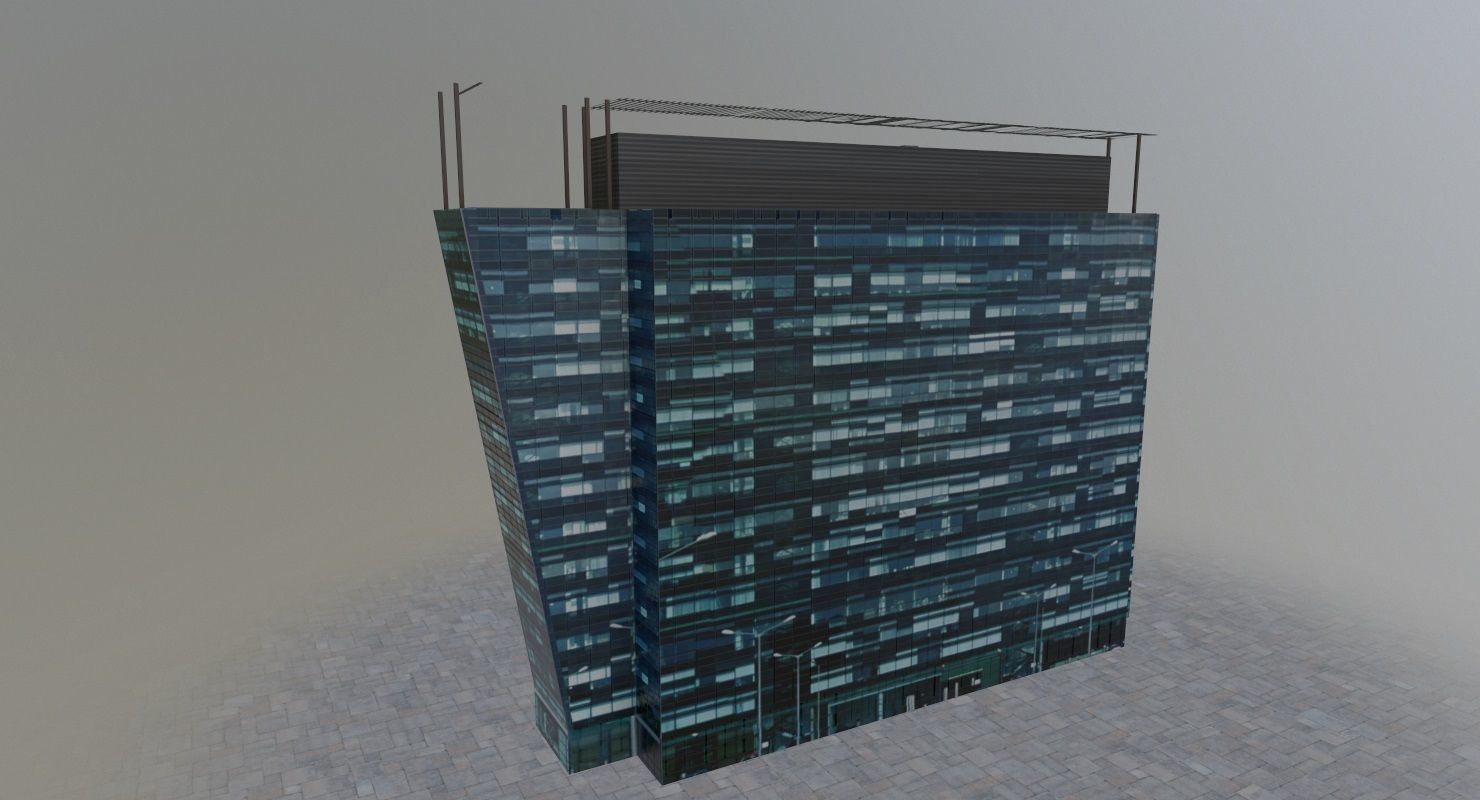 3D model High Rise Buildings Pack VR / AR / low-poly | CGTrader