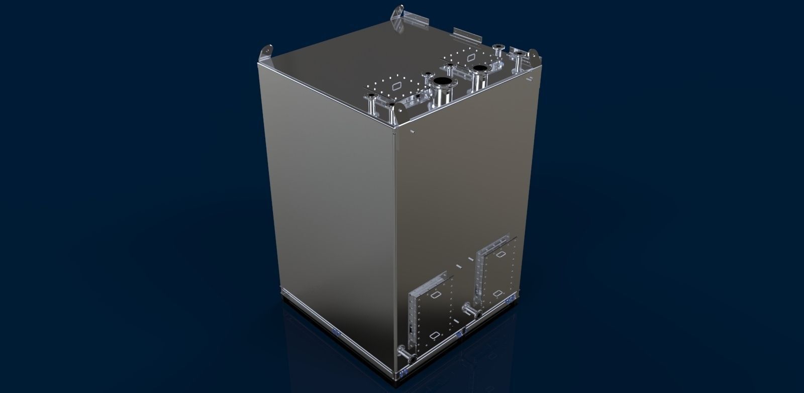 Chemical tanks module-a free 3D model | CGTrader