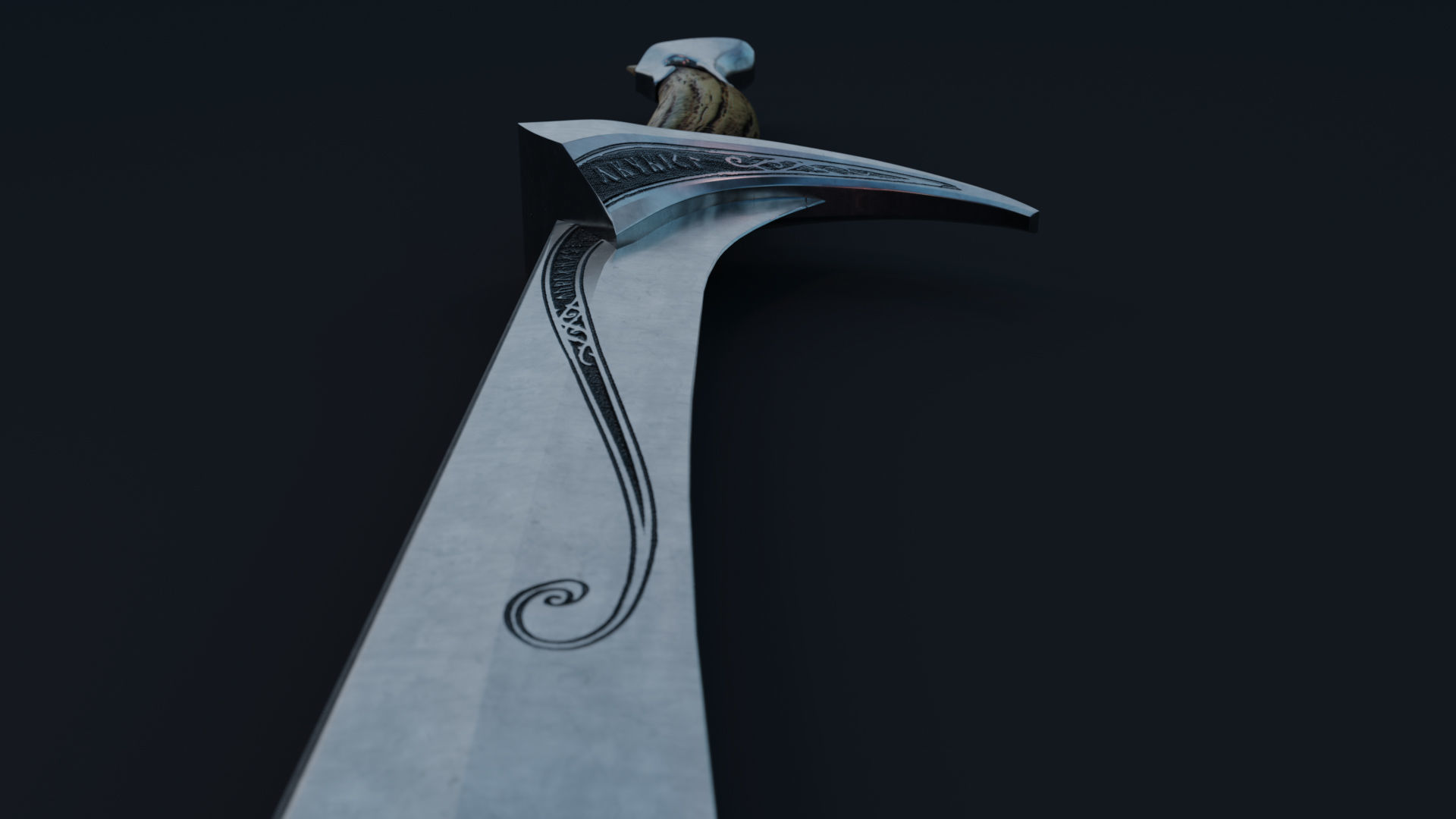 Orcrist sword 3D model | CGTrader