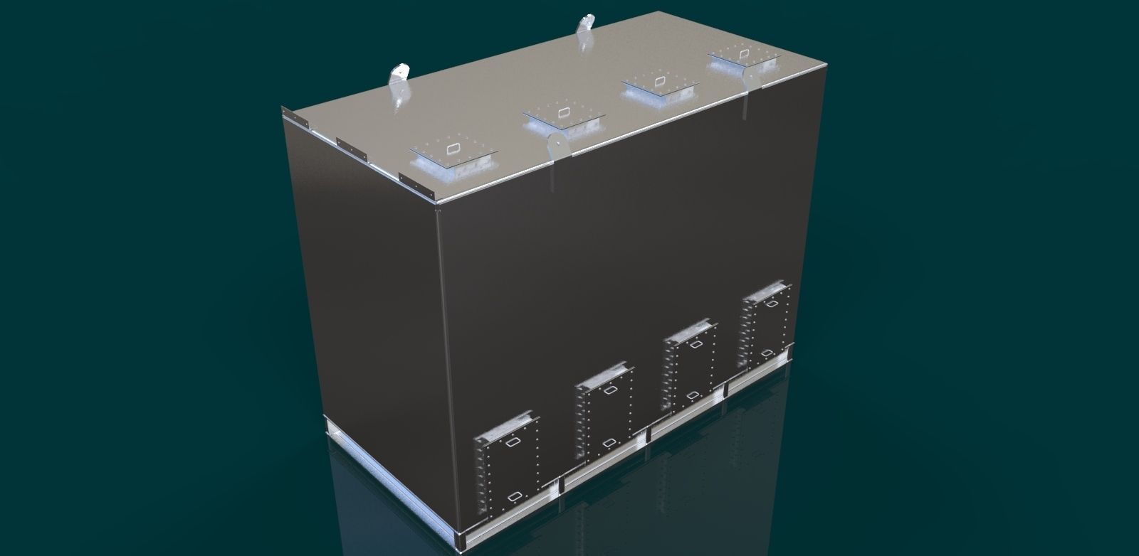 Chemical tanks module-b free 3D model | CGTrader