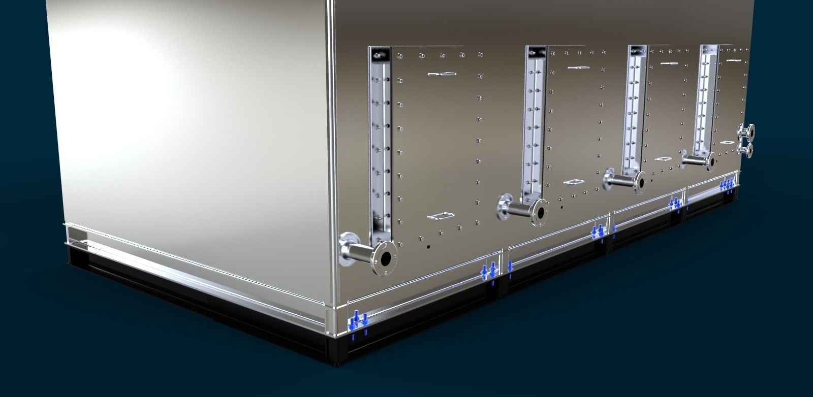 Chemical tanks module-b free 3D model | CGTrader