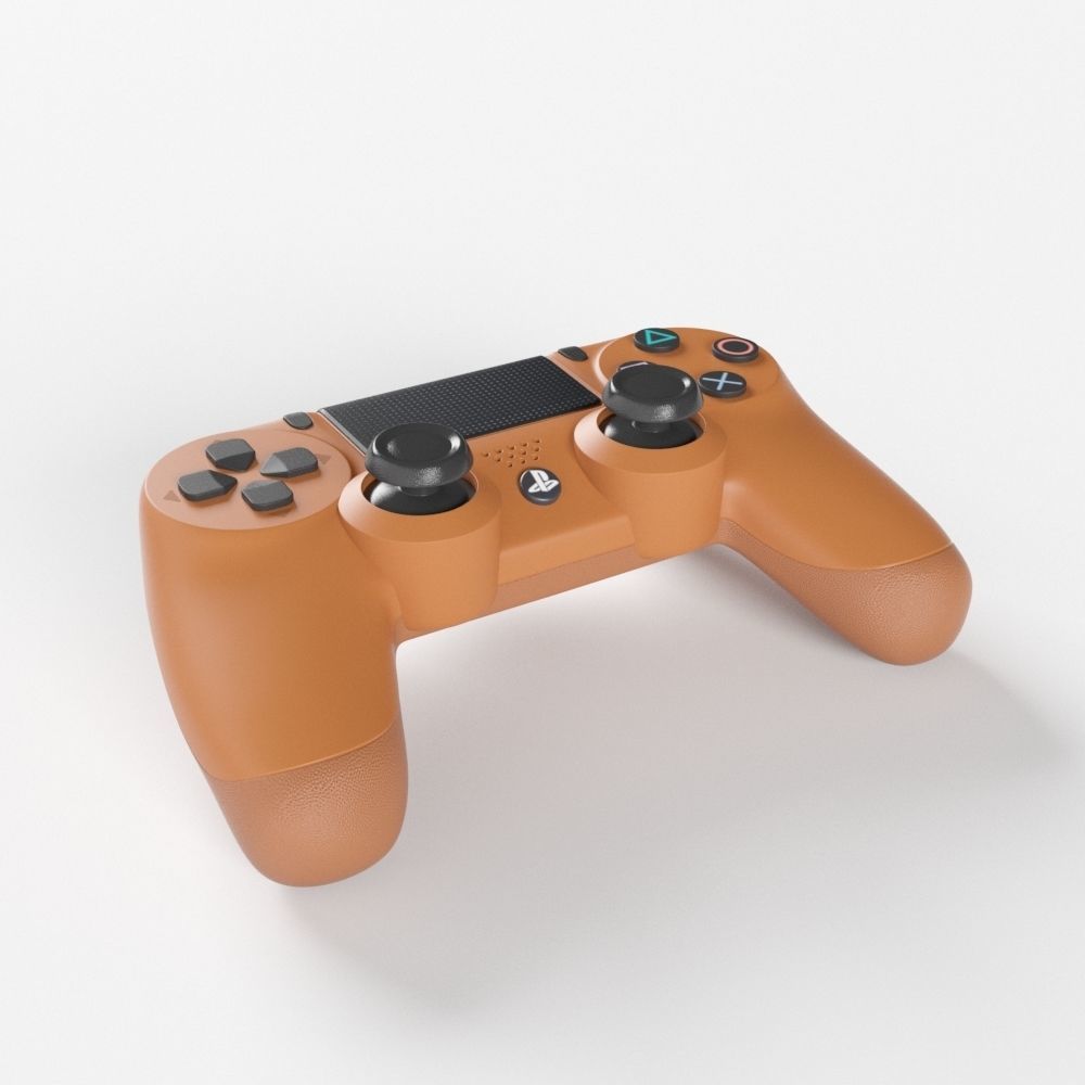 Sony PlayStation 4 DualShock Controller Metallic Copper Edition 3D ...