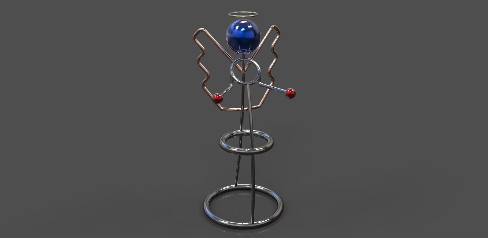 Abstract angel free 3D model | CGTrader