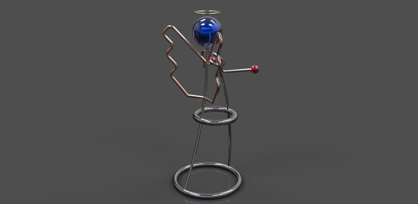 Abstract angel free 3D model | CGTrader