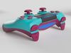 Sony PlayStation 4 DualShock Controller Berry Blue Edition 3D model ...