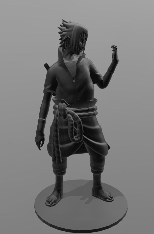 Uchiha Sasuke 3D model 3D printable | CGTrader