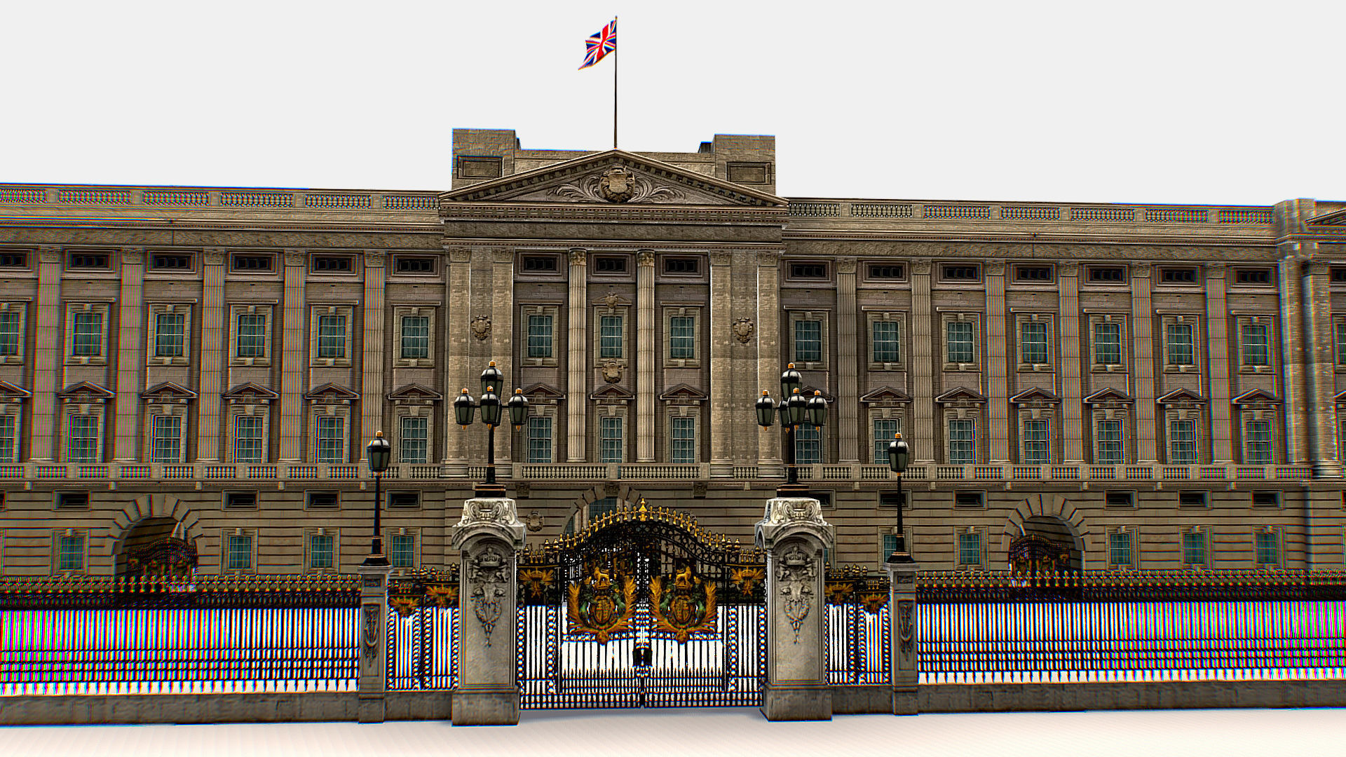 3D model Residence and Administration Buckingham Palace 3d models VR ...