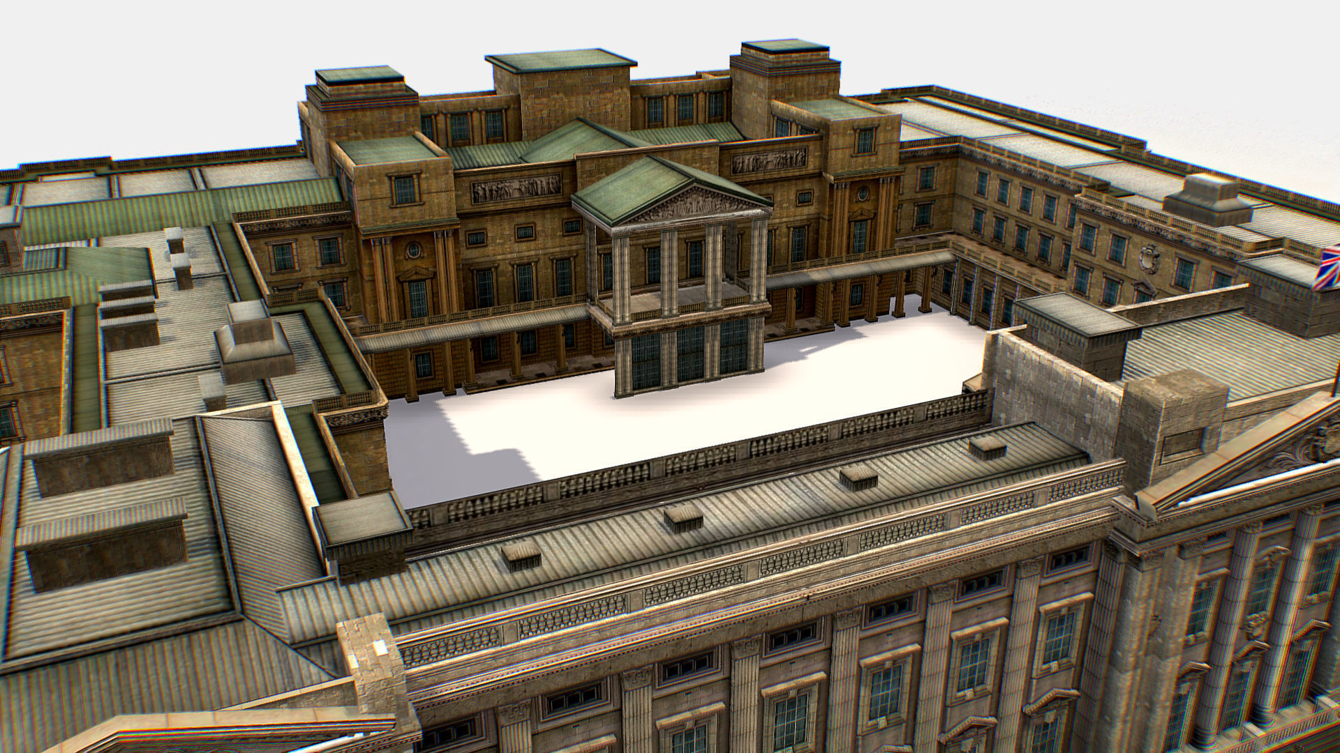 3D model Residence and Administration Buckingham Palace 3d models VR ...