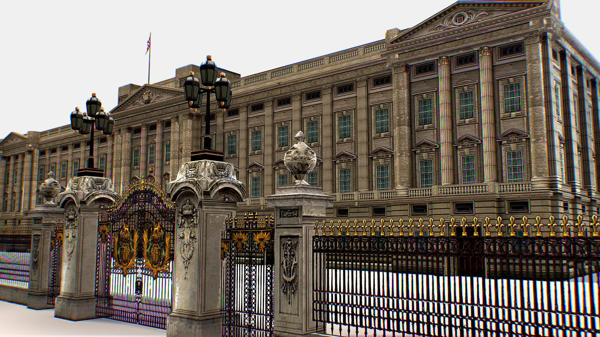3D model Residence and Administration Buckingham Palace 3d models VR ...
