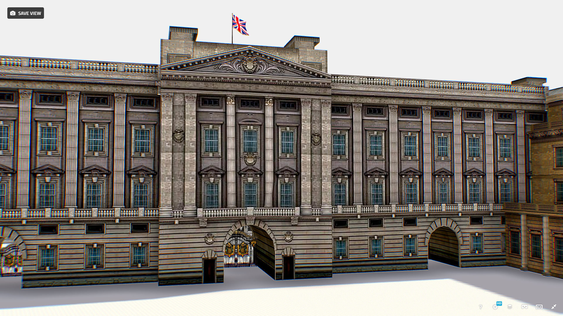 3D model Residence and Administration Buckingham Palace 3d models VR ...