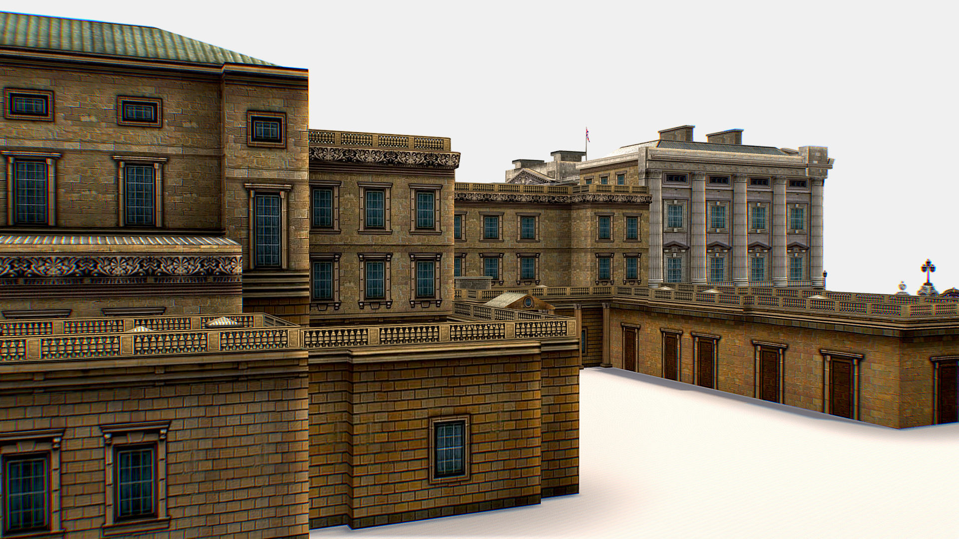 3D model Residence and Administration Buckingham Palace 3d models VR ...