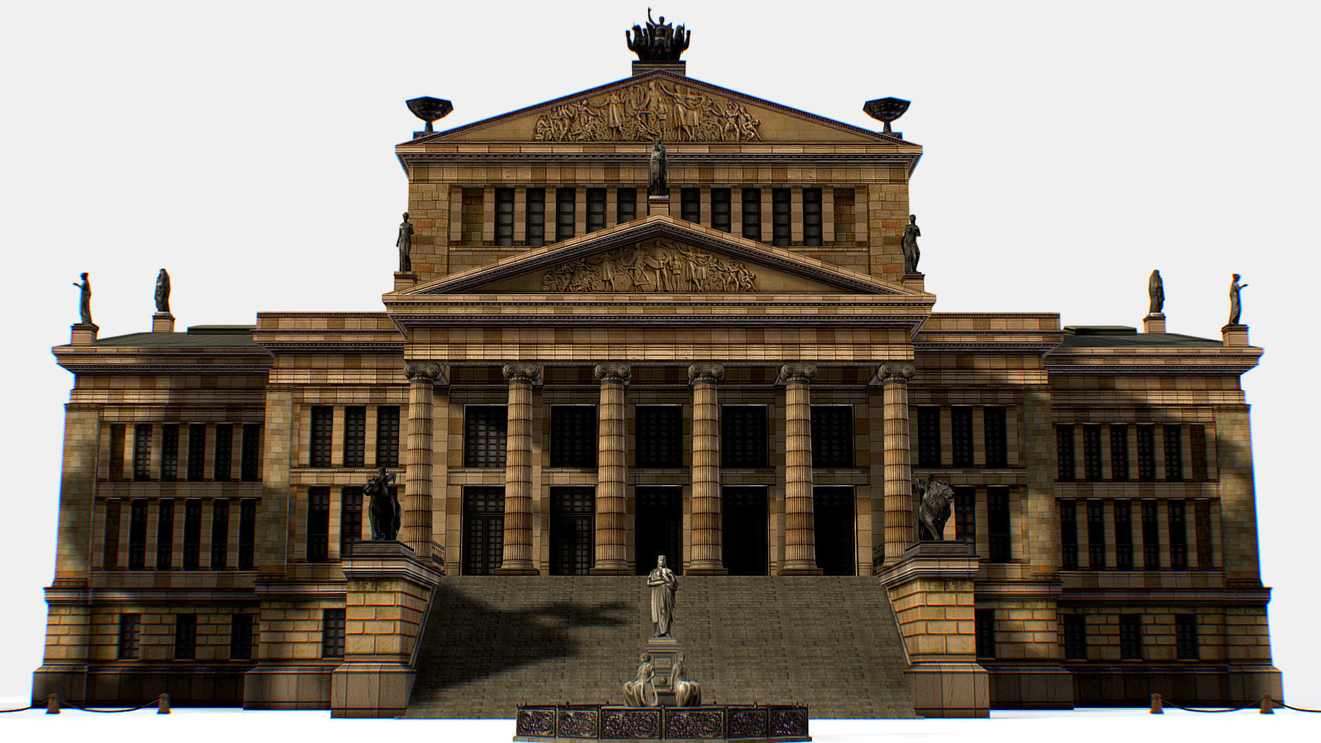 3D Model Collection AR VR Historical Building Architectural Monument VR ...