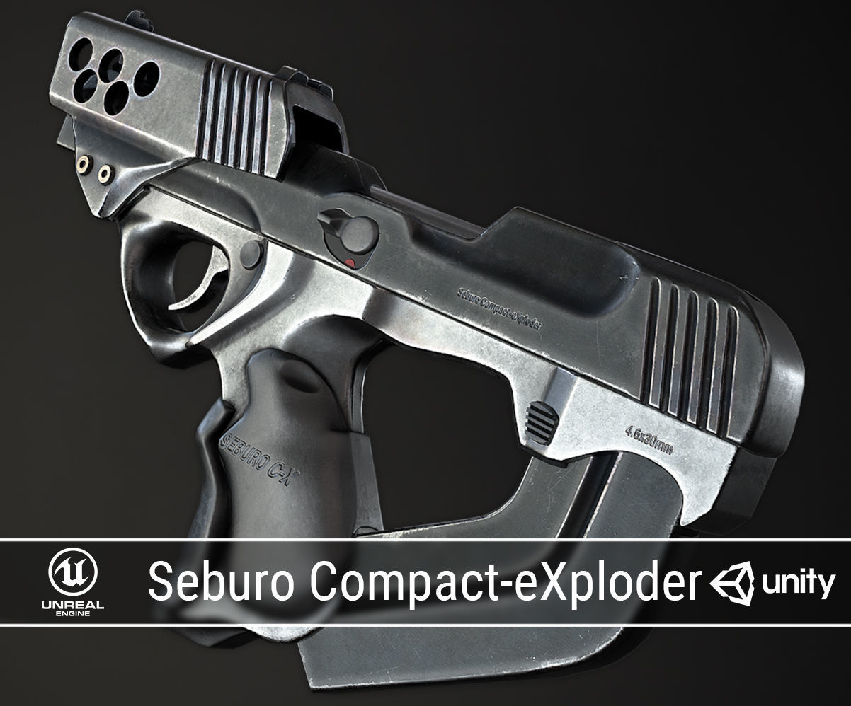 3D model PBR Seburo Compact-eXploder VR / AR / low-poly | CGTrader