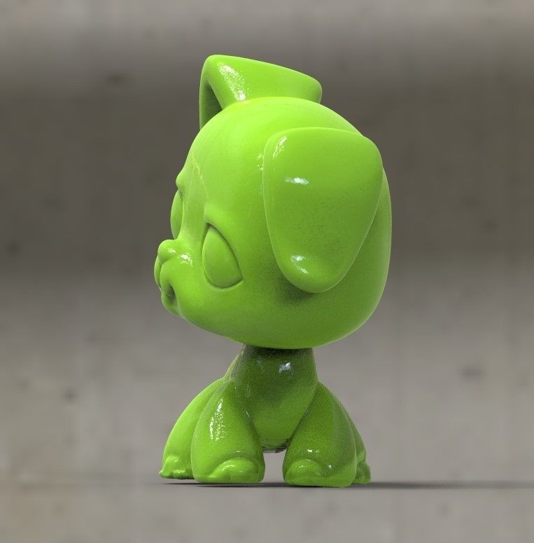 dog a toy 3D model 3D printable | CGTrader