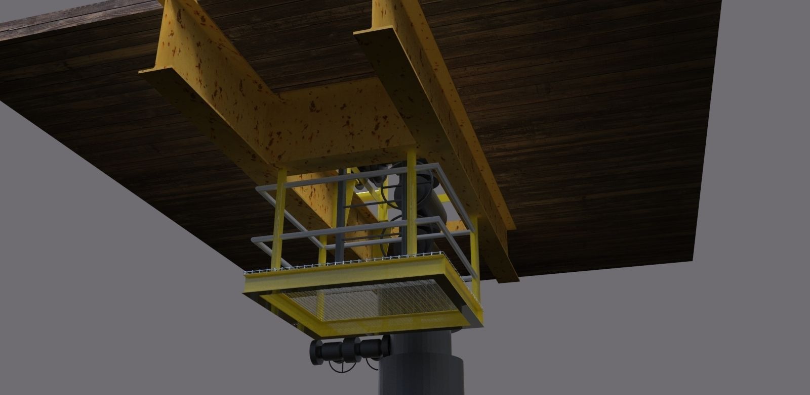 Valve access platforms free 3D model | CGTrader