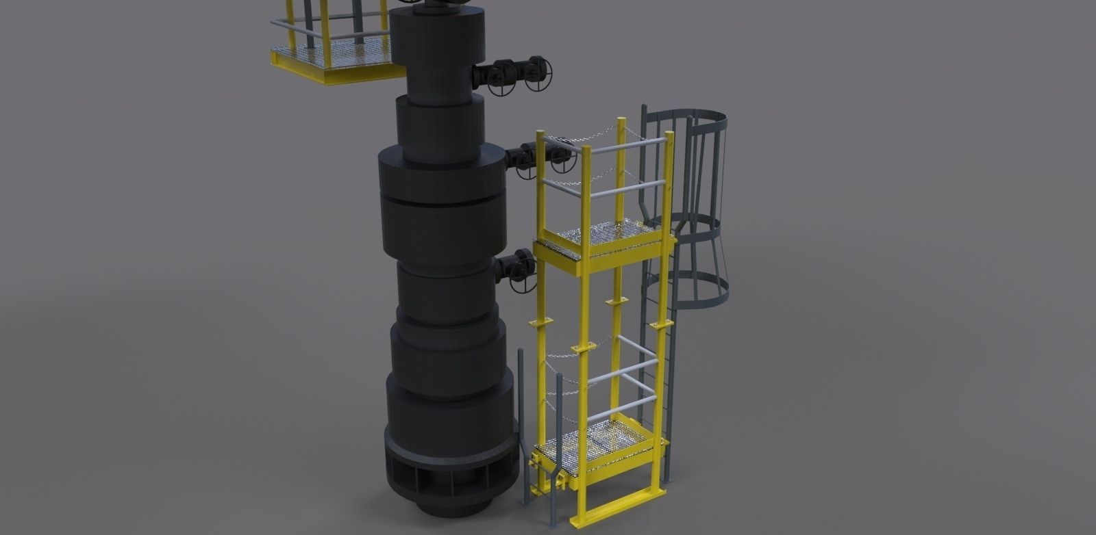 Valve access platforms free 3D Model .dwg - CGTrader.com