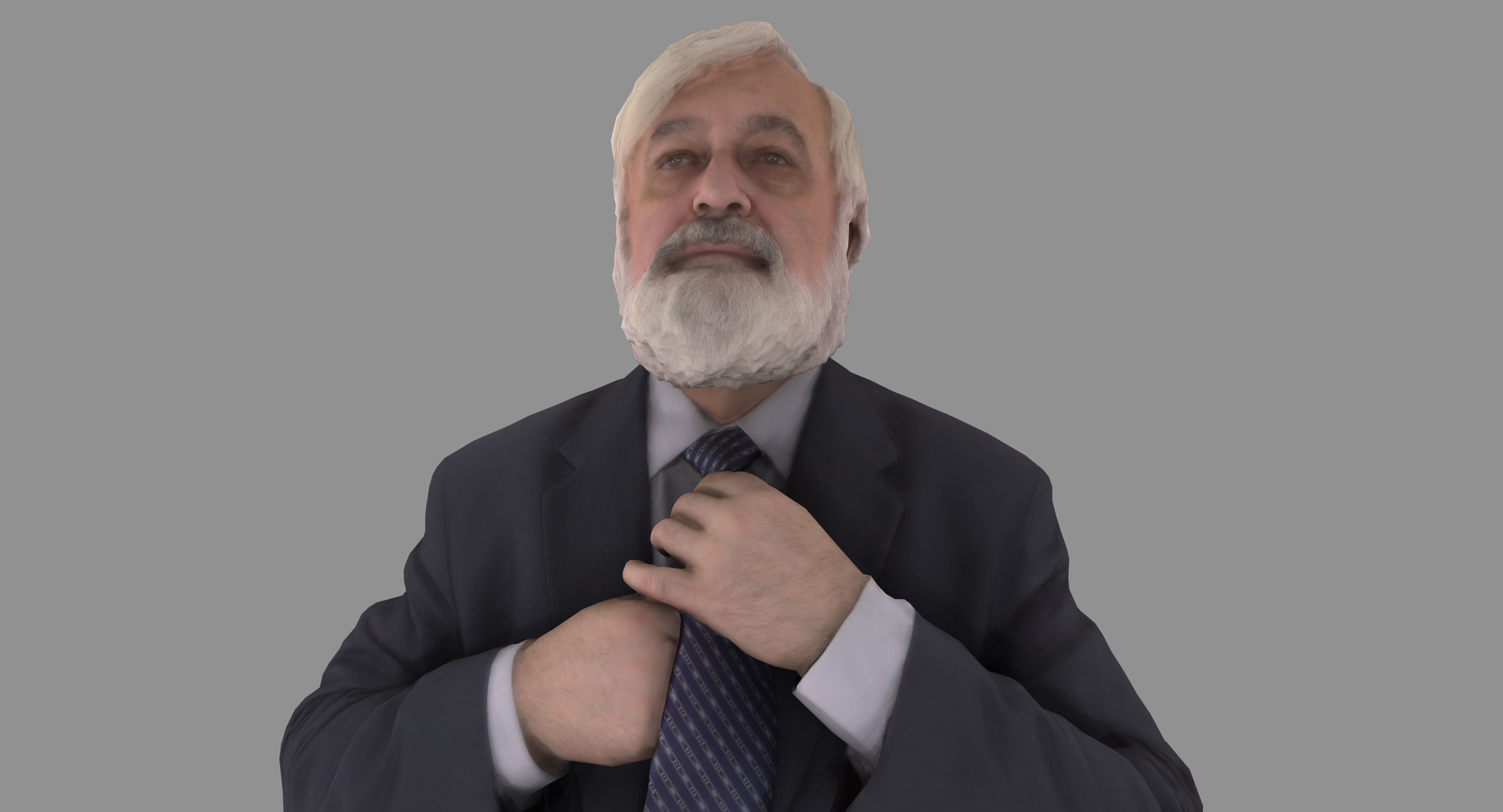 3D model Oldman Fix Tie VR / AR / low-poly | CGTrader