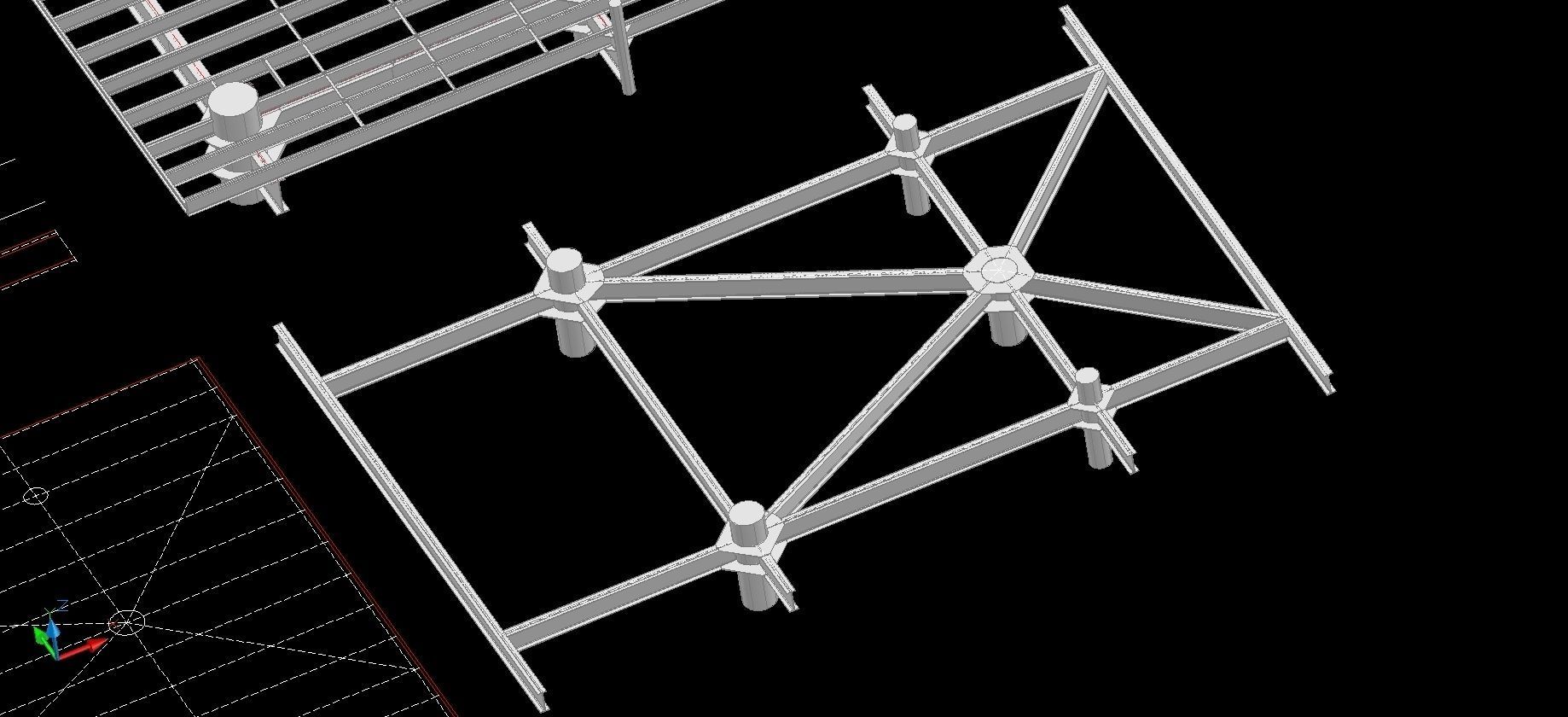 3 Part deck design free 3D model | CGTrader