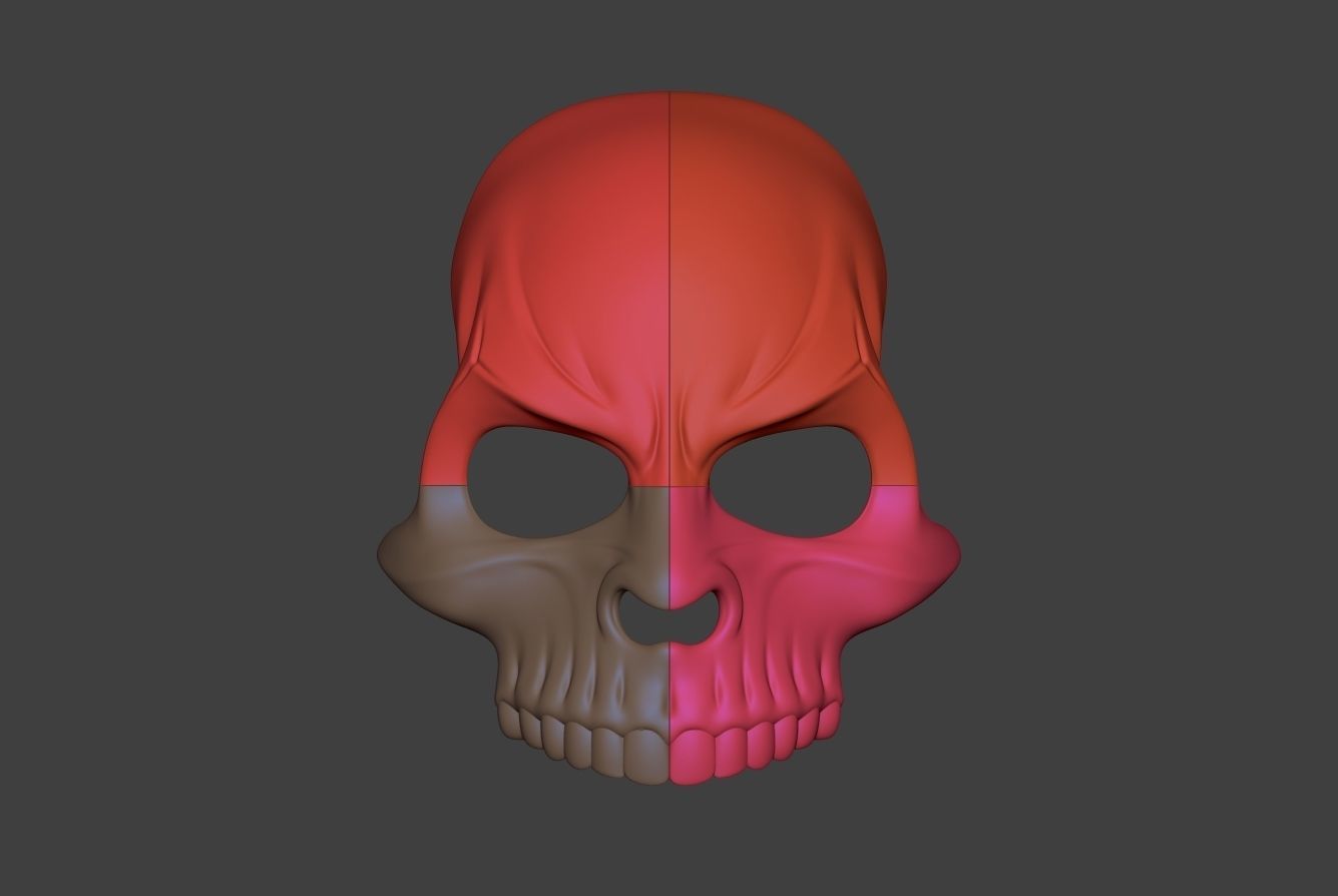 Skull Mask 4 3D model 3D printable | CGTrader