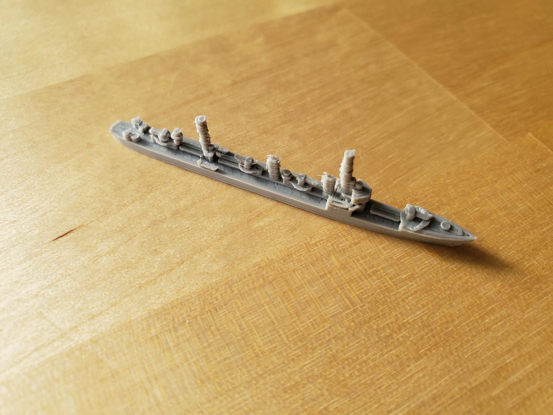 Japanese Minekaze Class Destroyer Warship 3D model 3D printable | CGTrader
