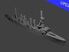 US Omaha Class Cruiser Warship 3D model 3D printable | CGTrader