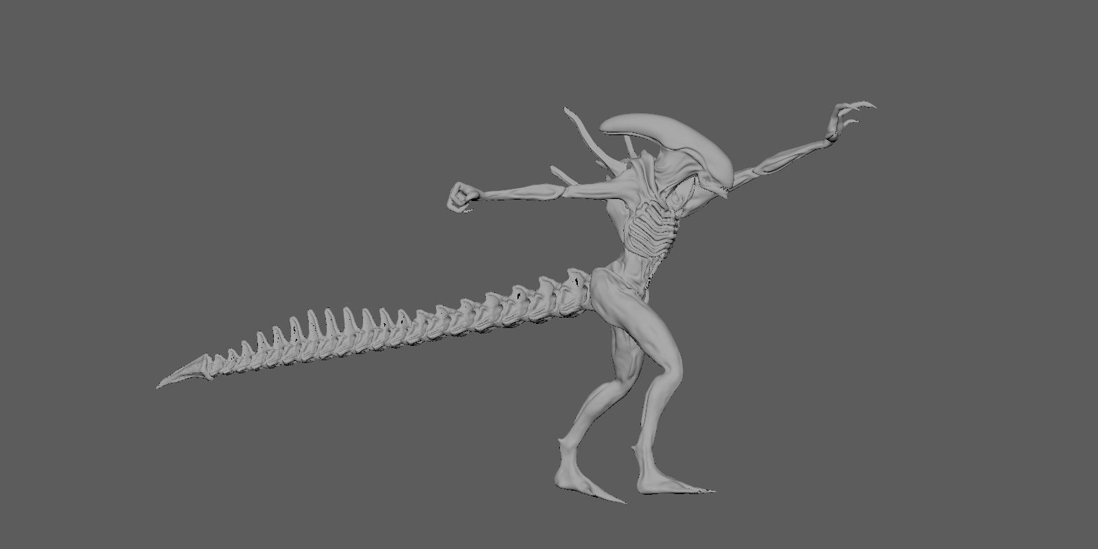 Alien Xenomorph 3D Production Model Rigged 3D model | CGTrader